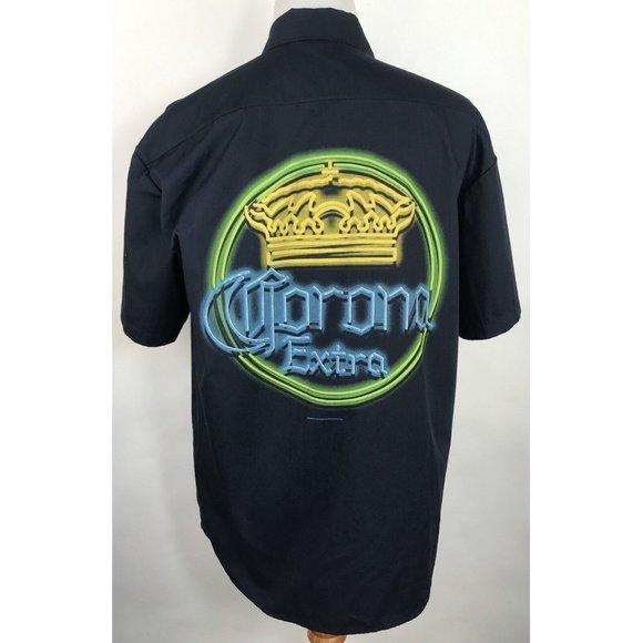 Have A Hard Core Day Balzout | Shirts | Corona Extra Button Down Short ...